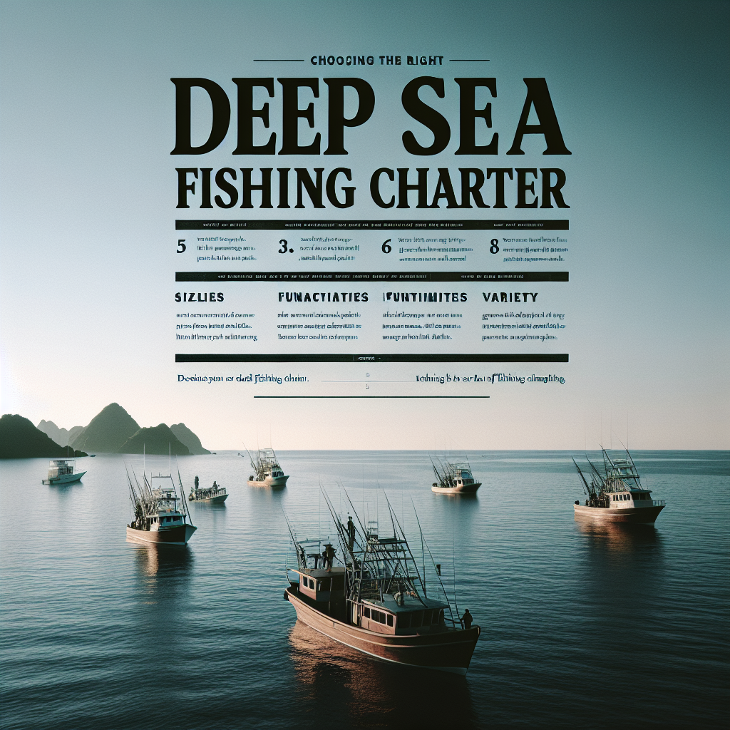 Tips For Choosing The Right Deep Sea Fishing Charter